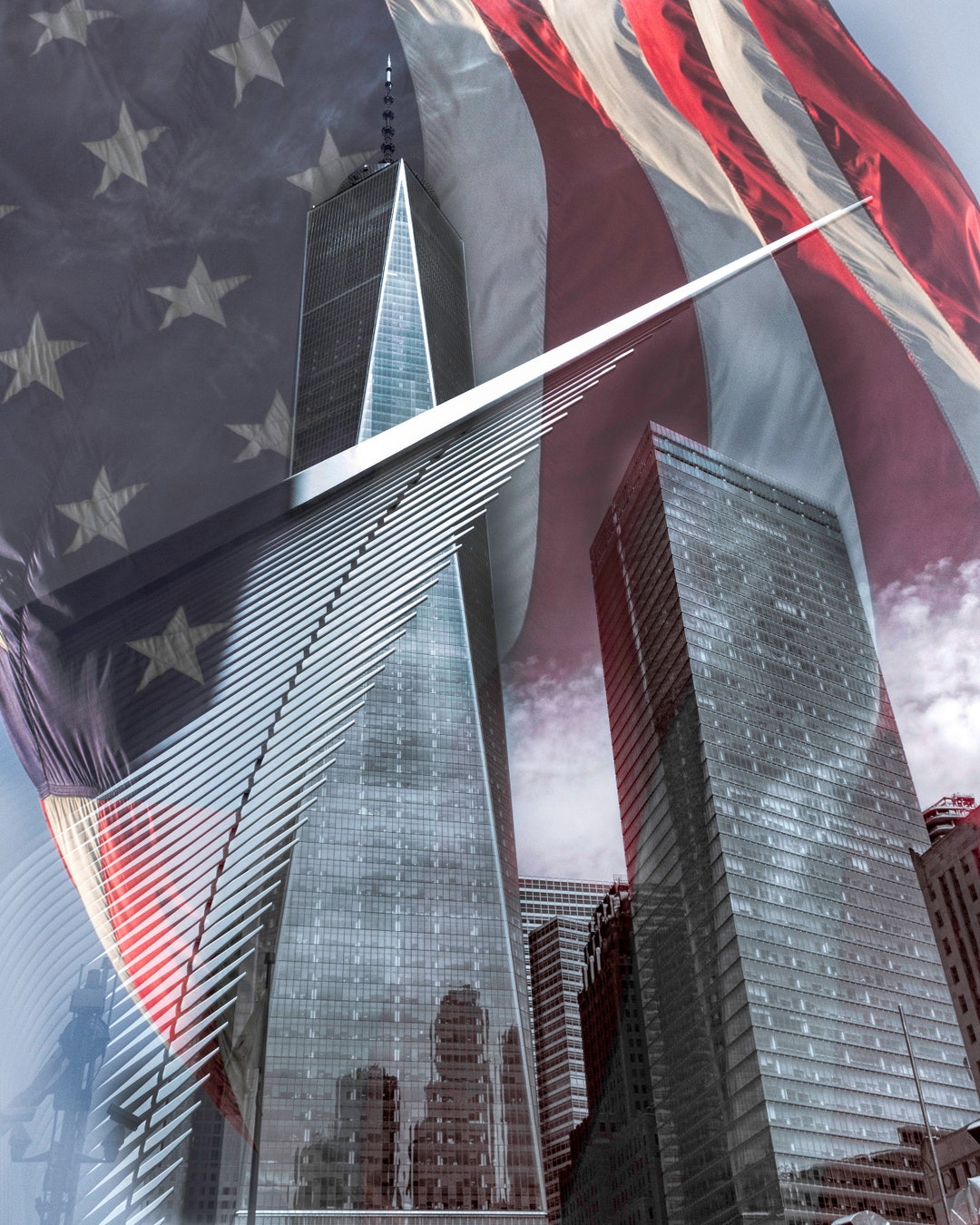 Old Glory, Photo, One World Trade Center, Flag, American Flag, Double ...