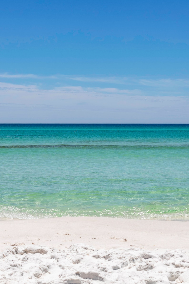 Emerald Beach Destin Florida Beach the Emerald Coast - Etsy
