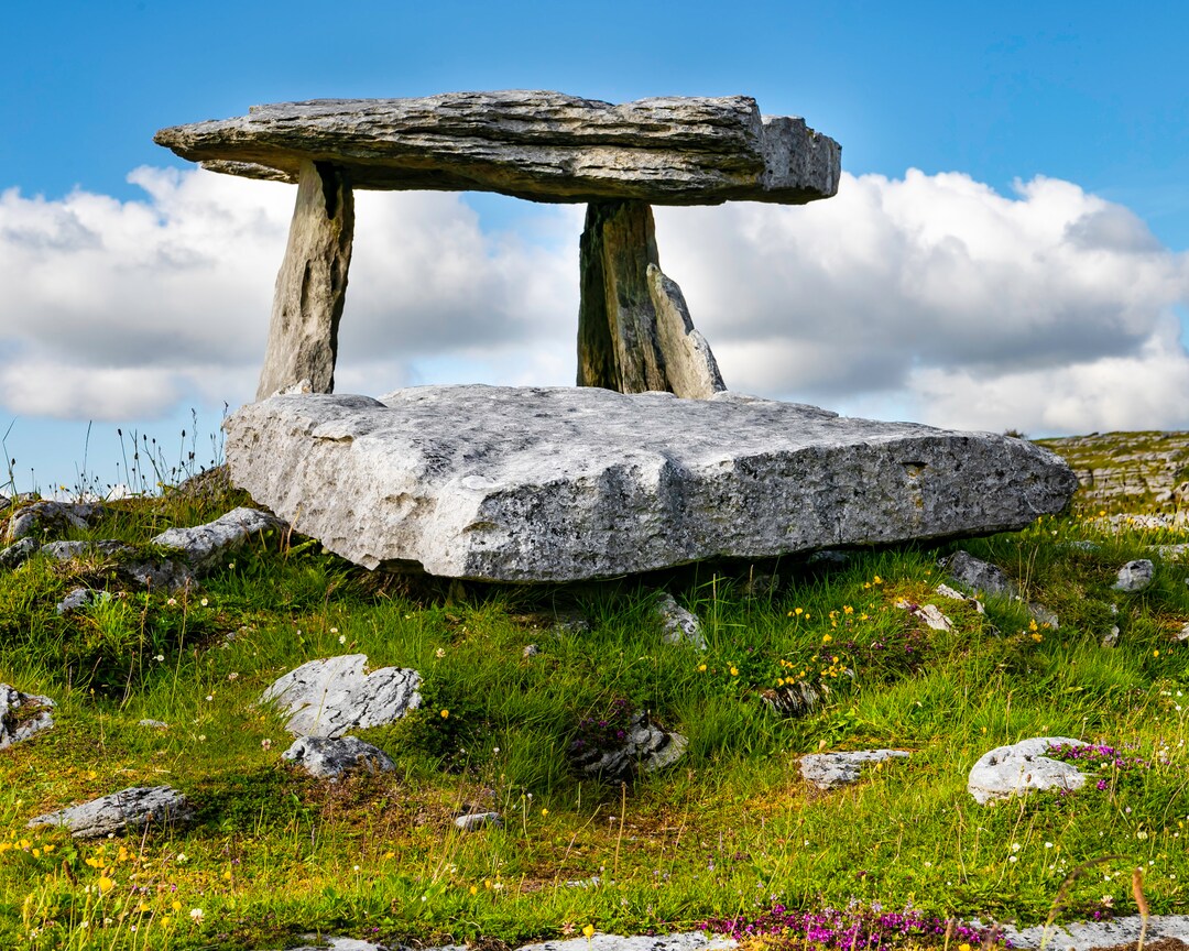 Poulnabrone Dolmen Print: Ancient Ireland Photography, County Clare ...