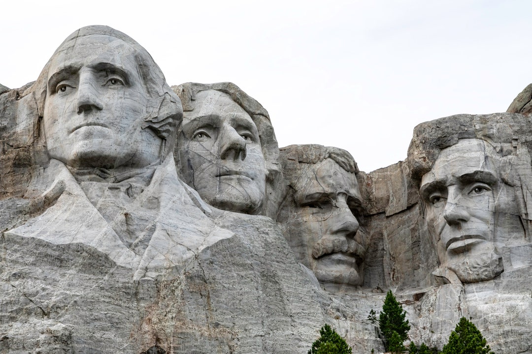 Mt. Rushmore, South Dakota, Presidents, Washington, Jefferson, Lincoln ...