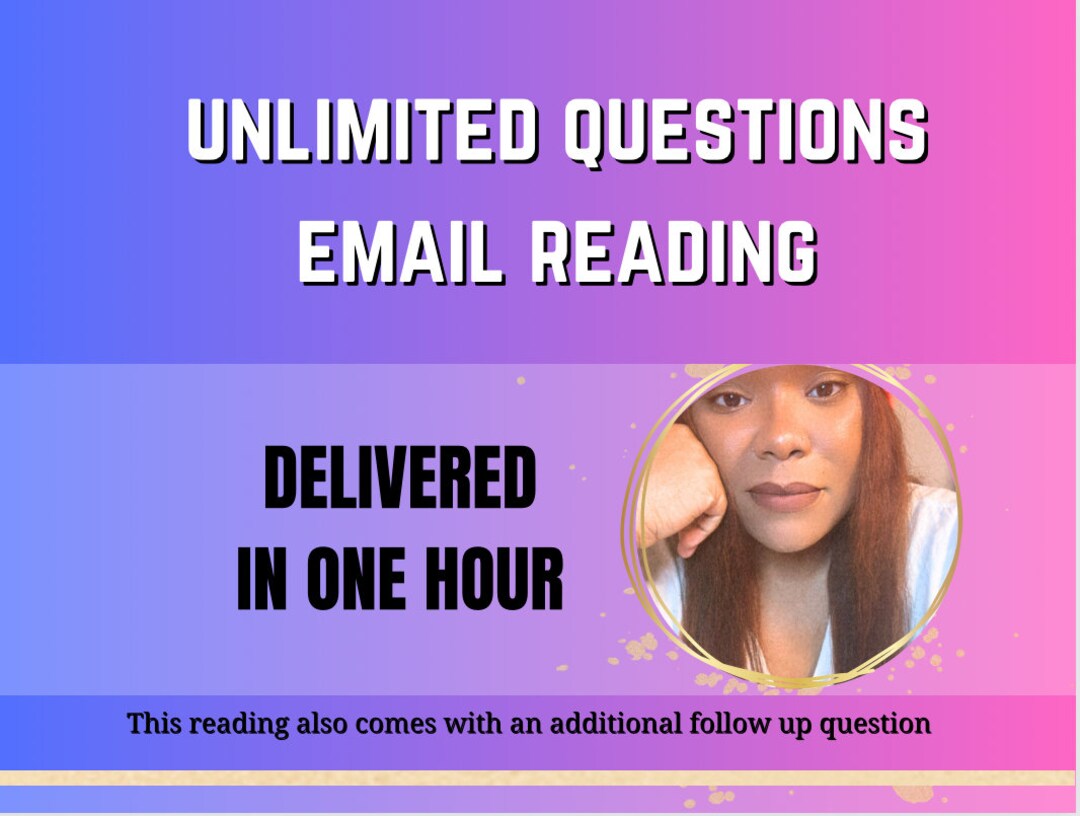 Unlimited Questions Email Reading, Delivered Within One Hour, Tarot ...
