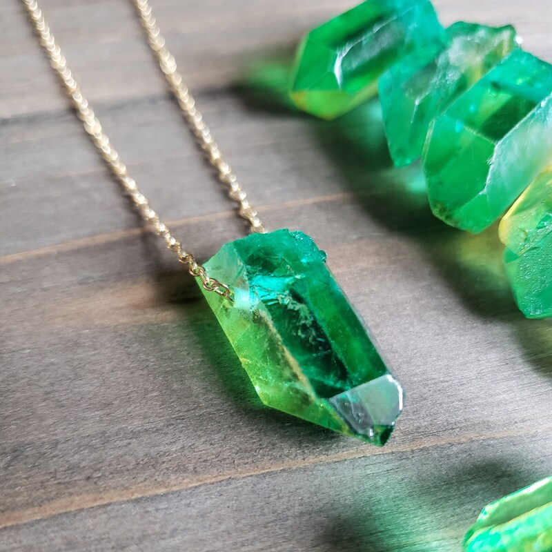 Real Crystal Necklace - Etsy