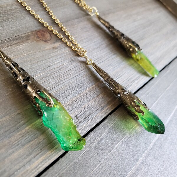 Real Crystal Necklace - Etsy
