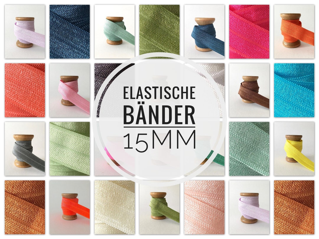 1.45eur/meter 15 Mm X 2 Meters Rubber Band Elastic Hair Ties - Etsy