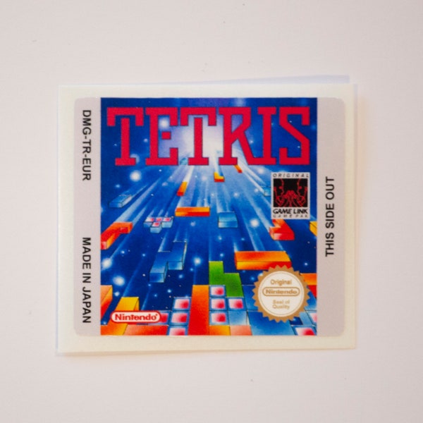 Tetris Gameboy Sticker Stickers Game - Etsy