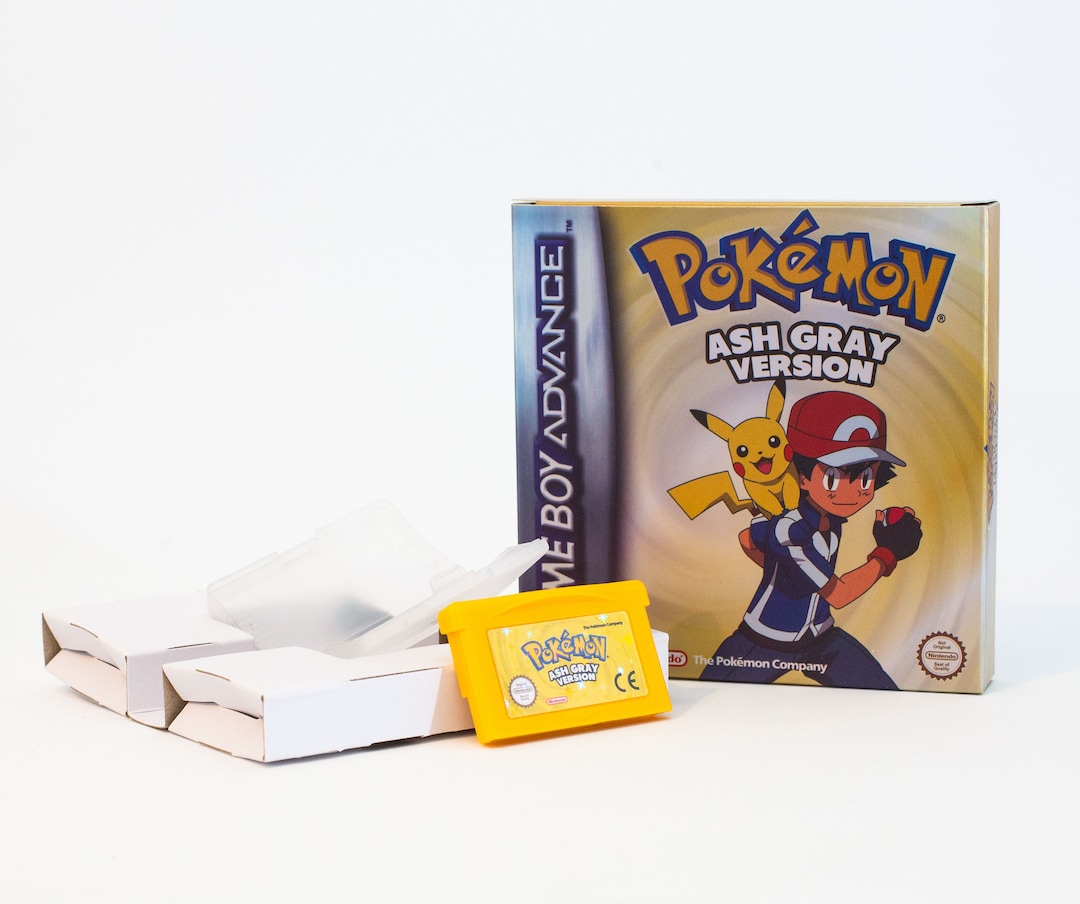 Pokemon Ash Gray for Gameboy Advance - Fan Made Game - Etsy