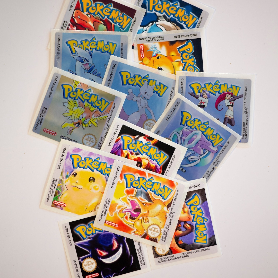 Custom Cartridge Stickers / Labels for Nintendo Gameboy / Color ...