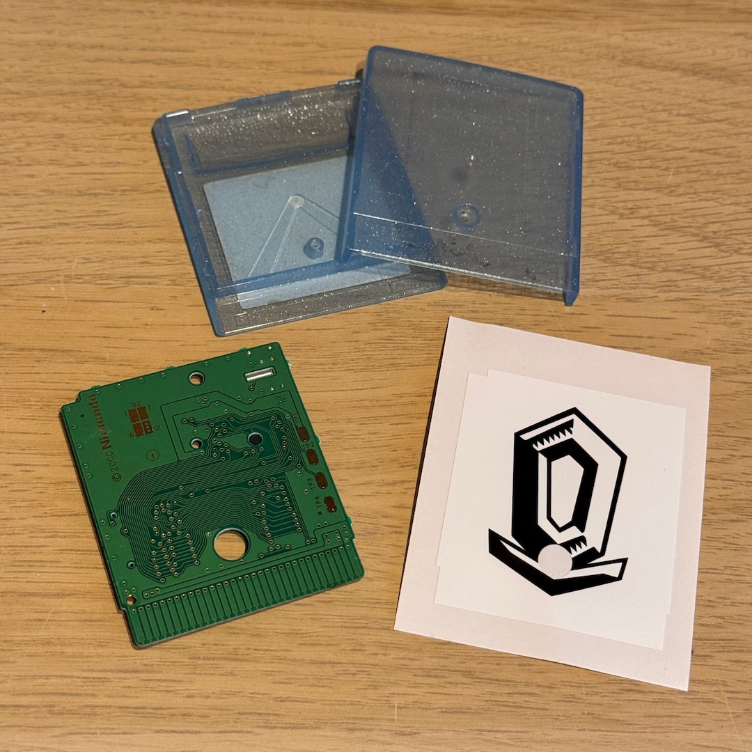 PCB Upgrade Sticker for Pokemon Crystal - English to Japanese Style - Etsy