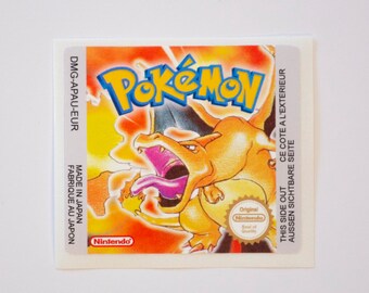 Replacement Gameboy Sticker - Etsy