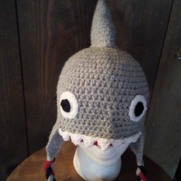 Shark Hat - Etsy