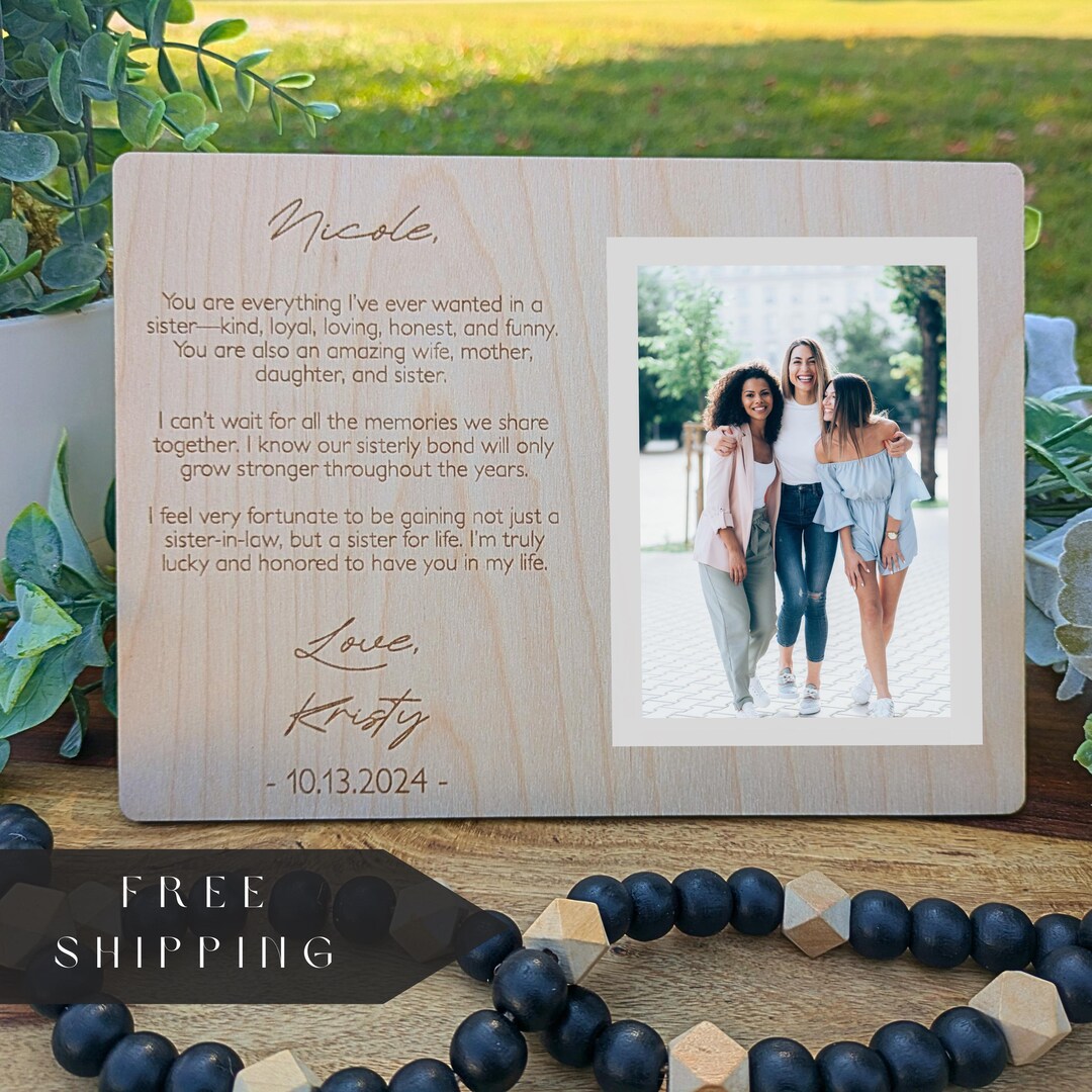 Personalized Best Friend Gift Photo Bestie Gift for Friend Custom ...