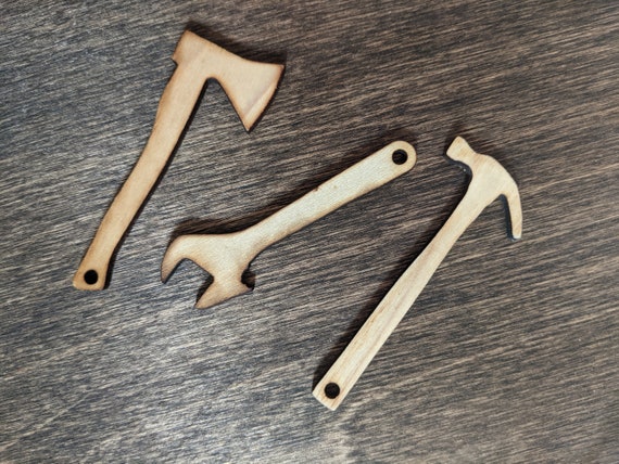 Tool Keychains Custom Handyman Gift Wooden Keychain Gifts - Etsy
