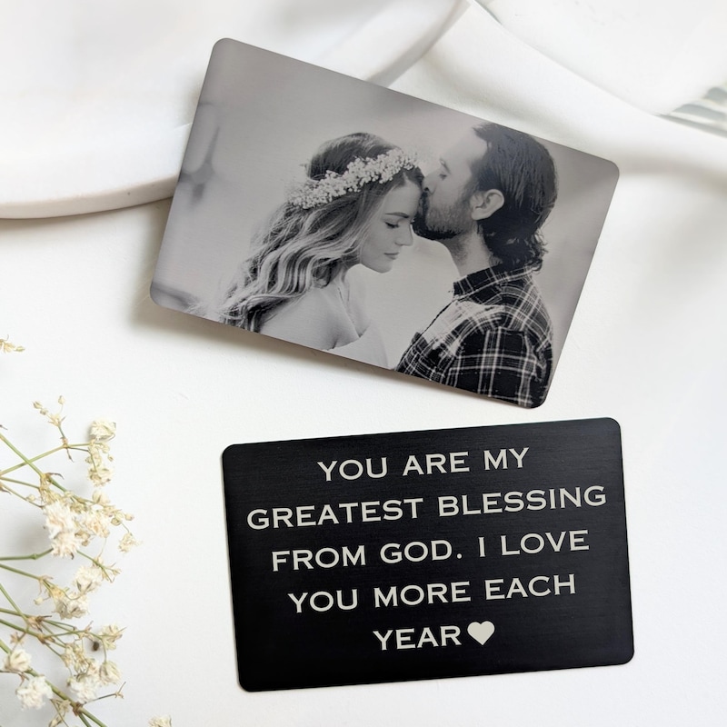 Black Wallet With Picture - Etsy