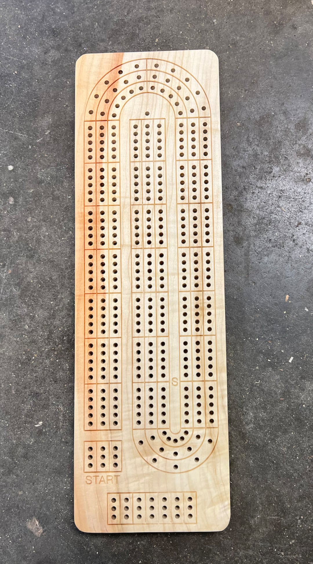 3 Player Cribbage Board - Etsy
