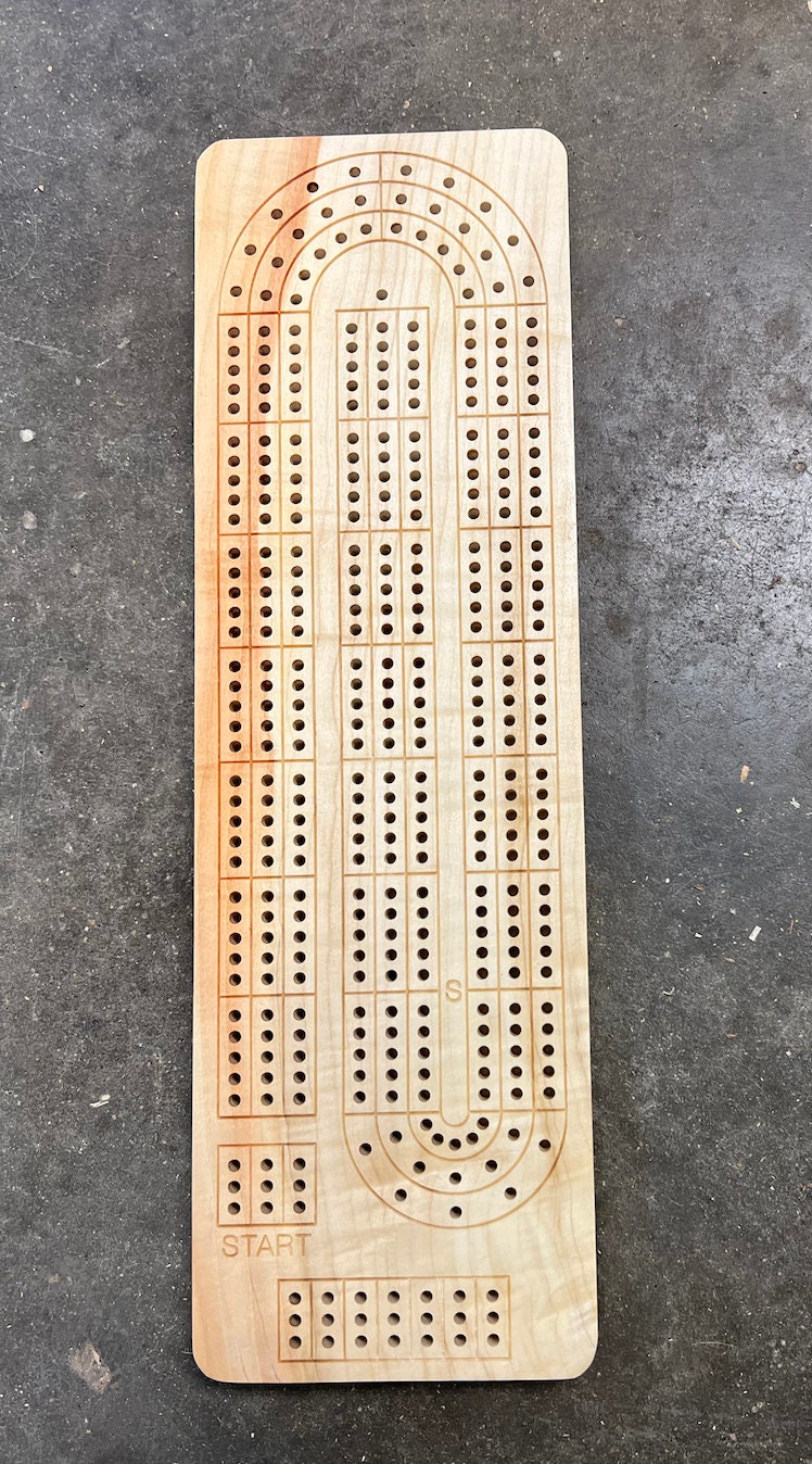 3 Player Cribbage Board - Etsy