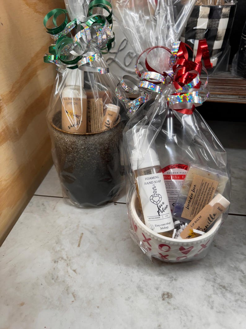 Coffee Mug Gift Basket / Skincare Gift Set / White Elephant / Teacher ...