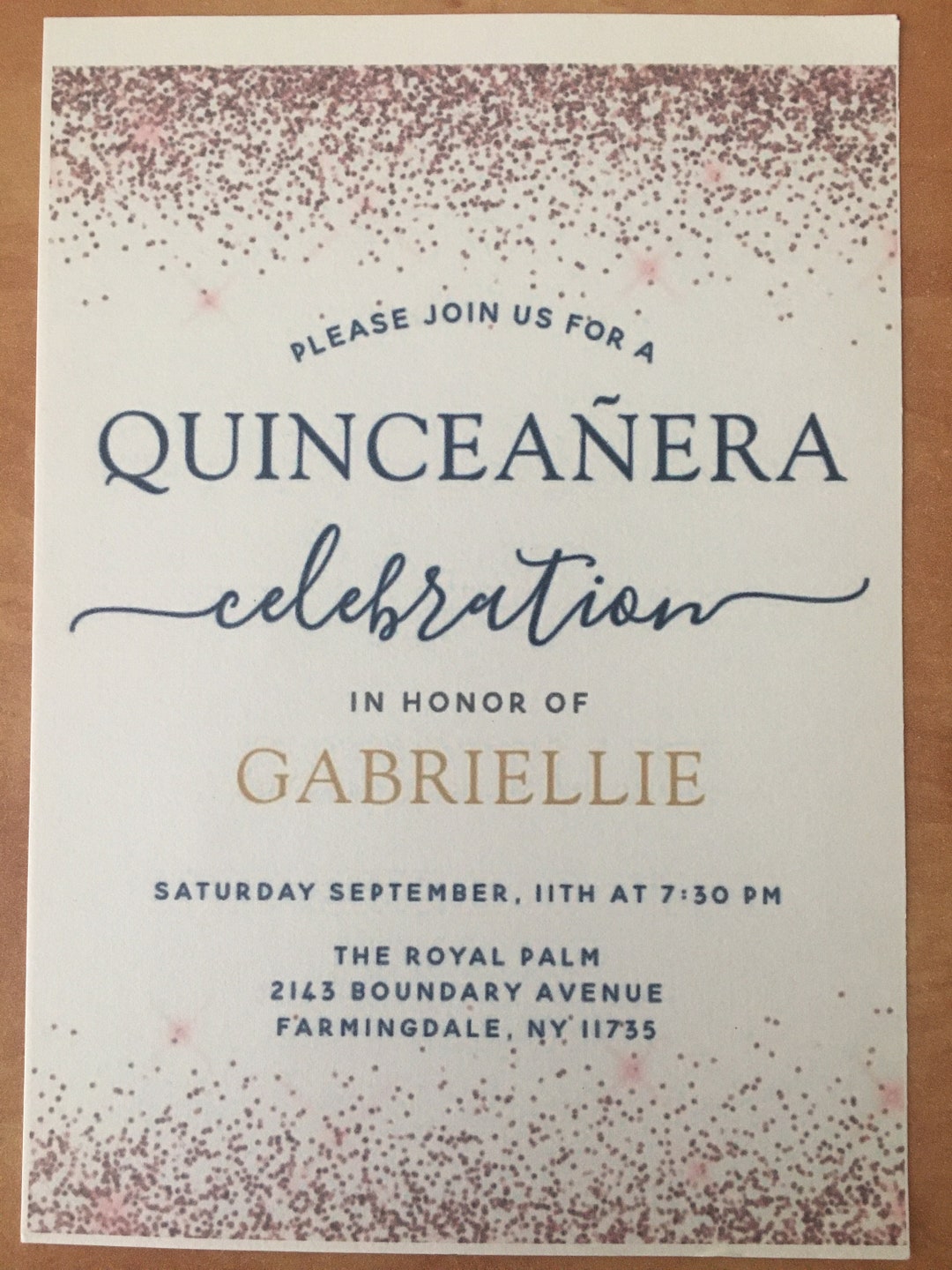 Custom Quinceanera Invitations: Unique Design, Luxurious Paper - Etsy