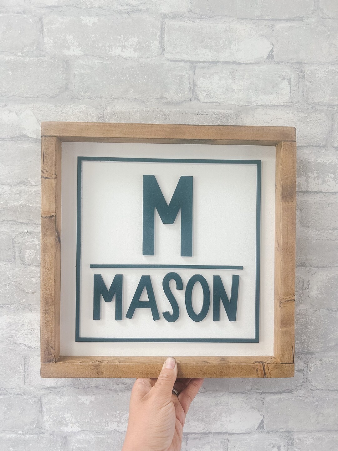 3D Monogram Letter - Etsy