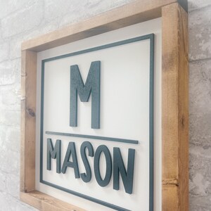 3D Monogram Letter - Etsy