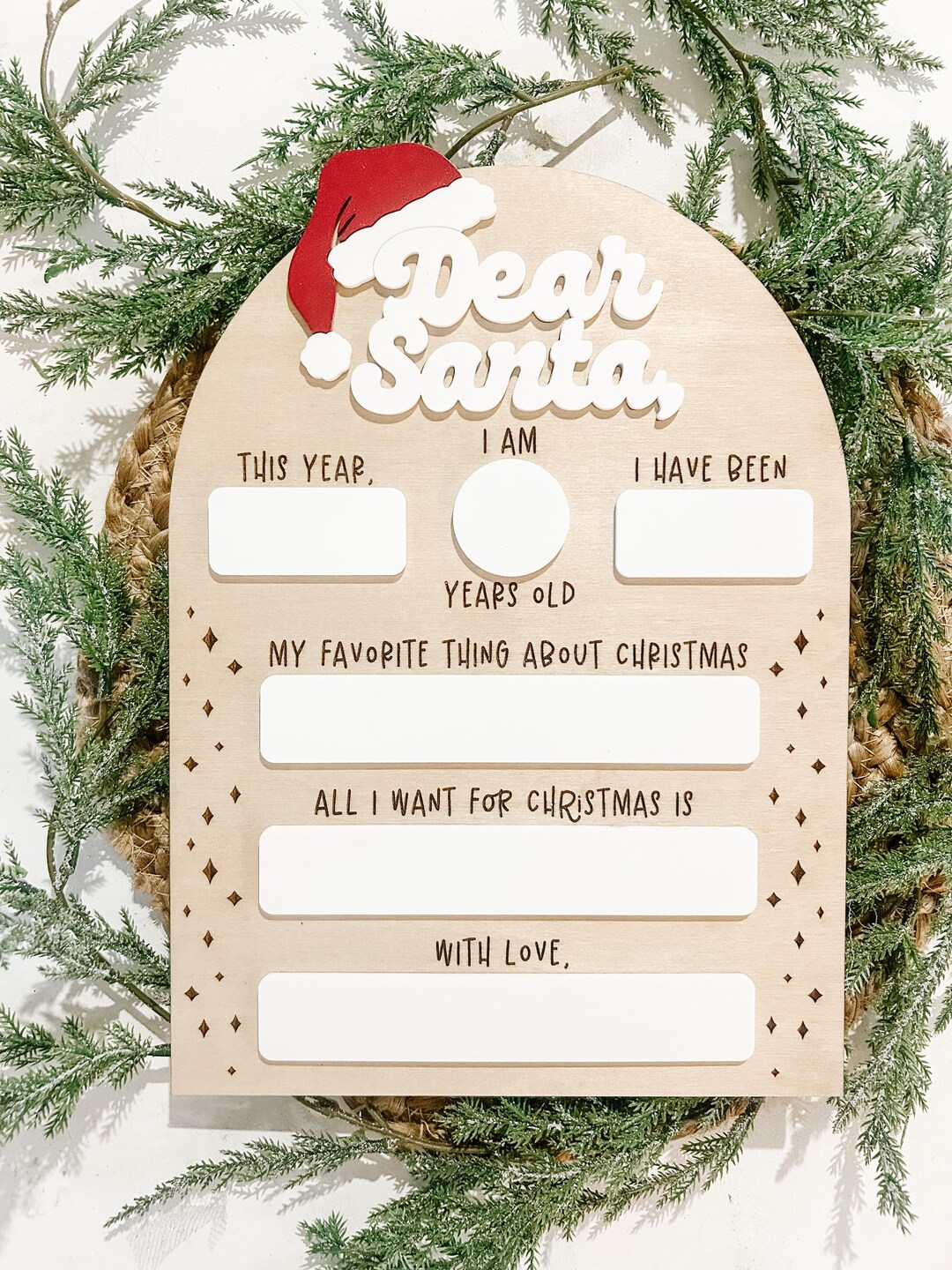 Dear Santa Boards - Etsy