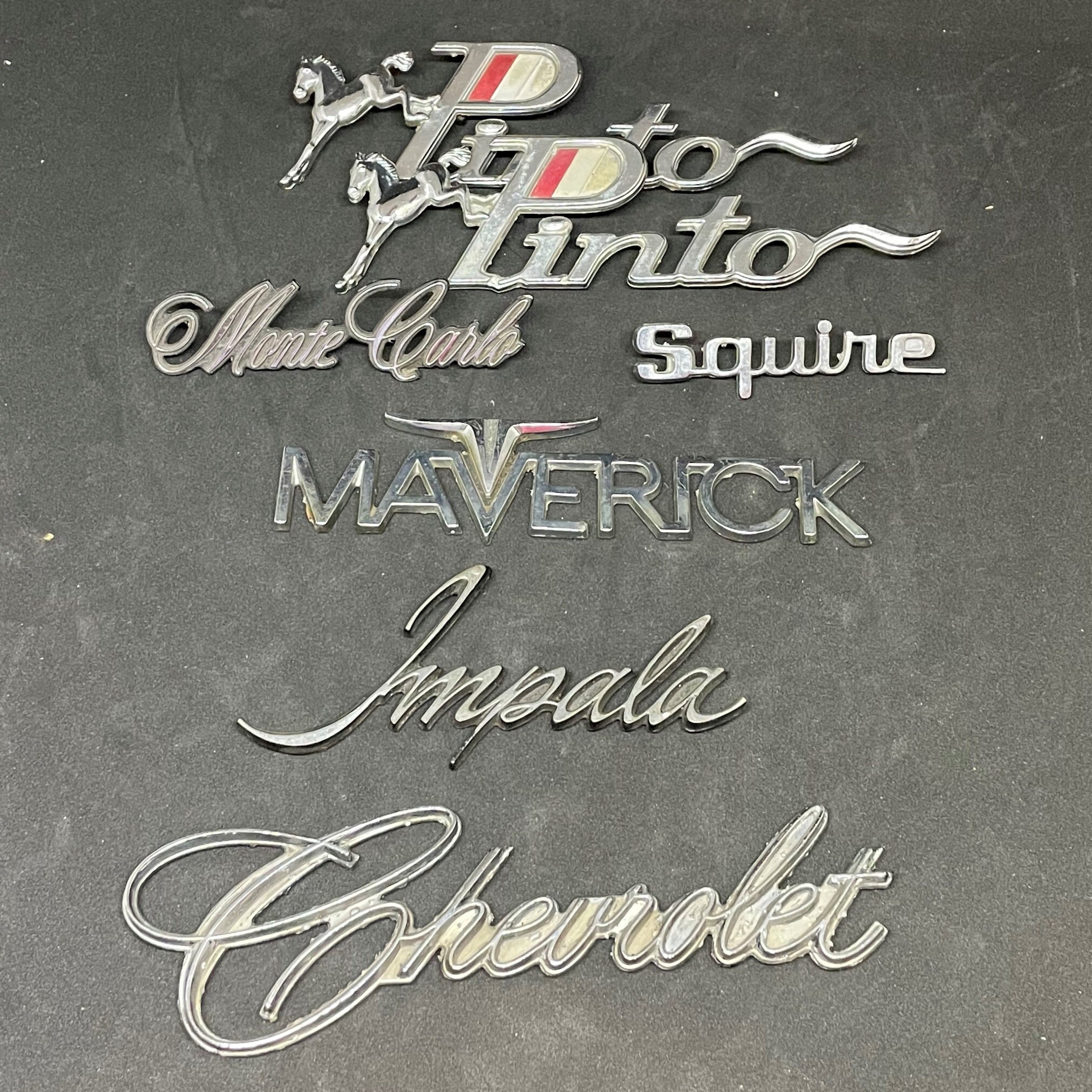 Vintage Chrome Car Emblems | Etsy