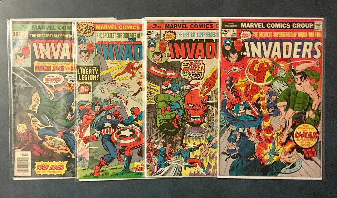 Vintage Invaders Comics - Etsy