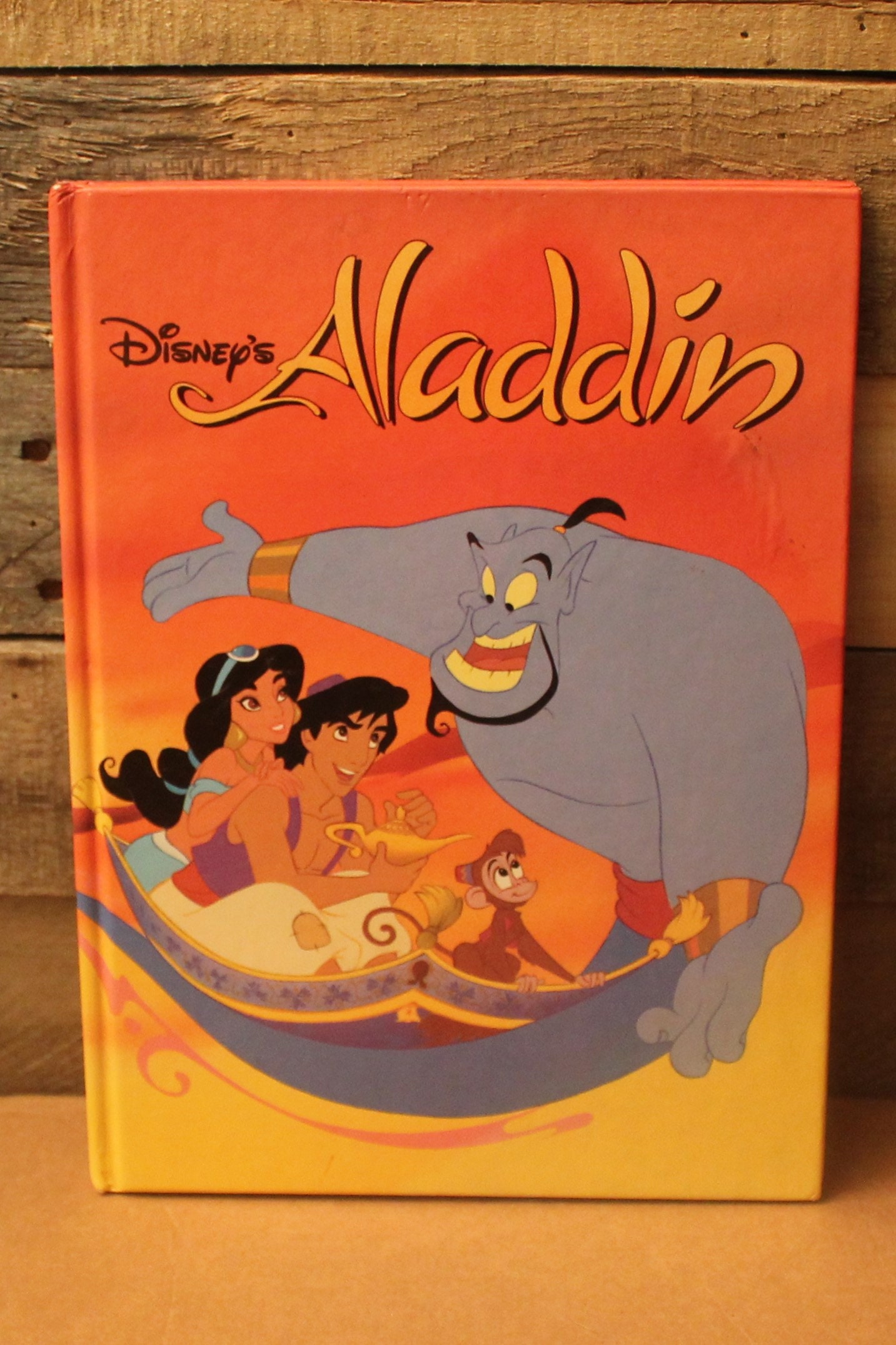 Disney's Aladdin Hardcover Book | Etsy