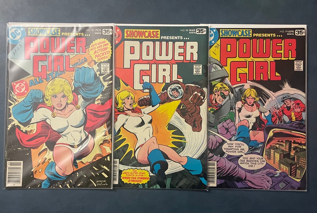 Vintage Power Girl Comics - Etsy