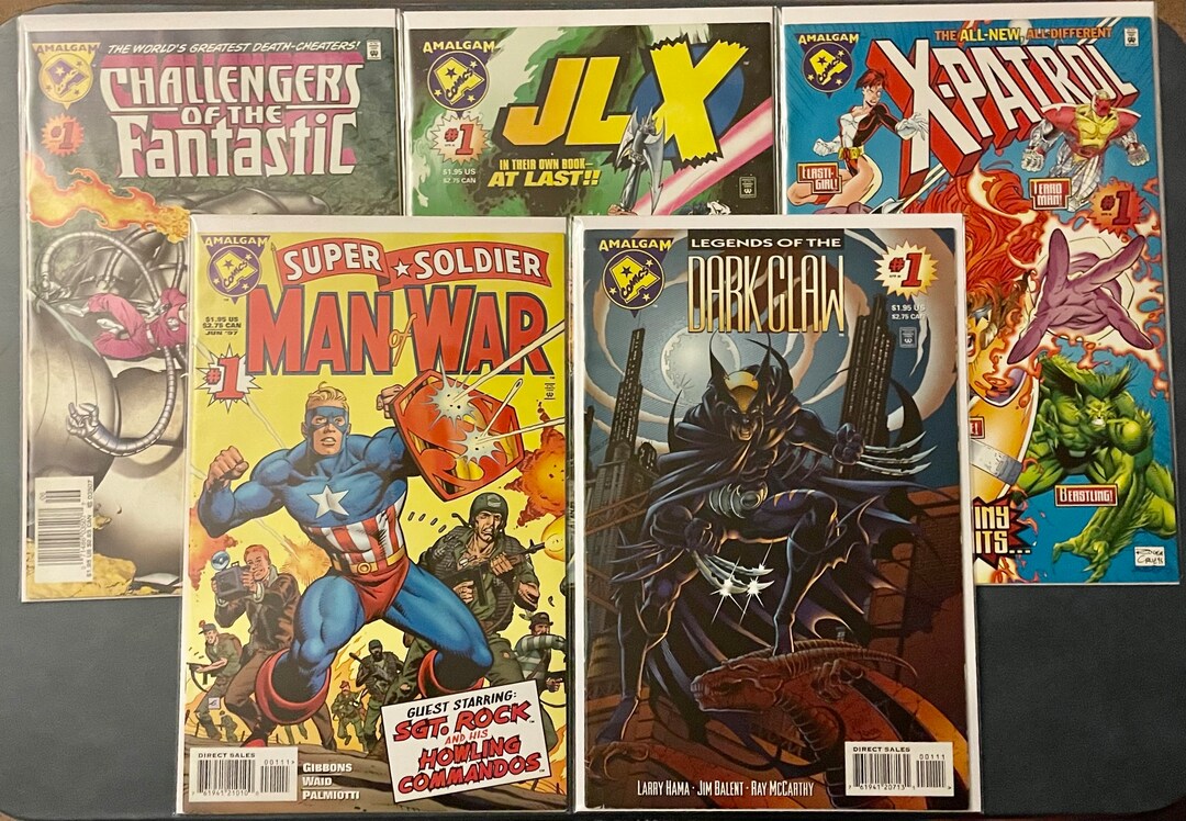 Vintage Amalgam Comics Dc/marvel Crossover - Etsy