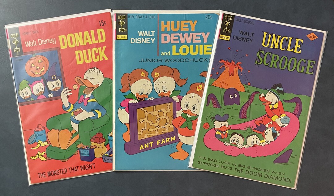 Vintage Gold Key Walt Disney Comic Book Set - Etsy