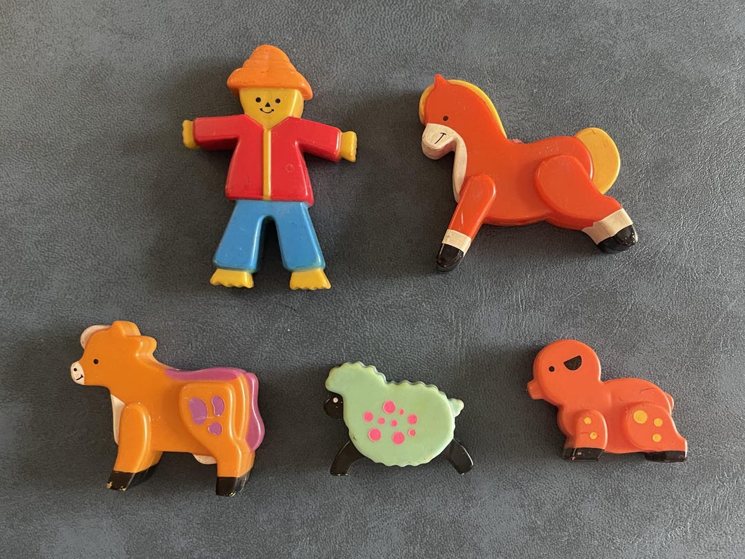 Vintage Fisher Price Crib Mobile, Figures Only - Etsy