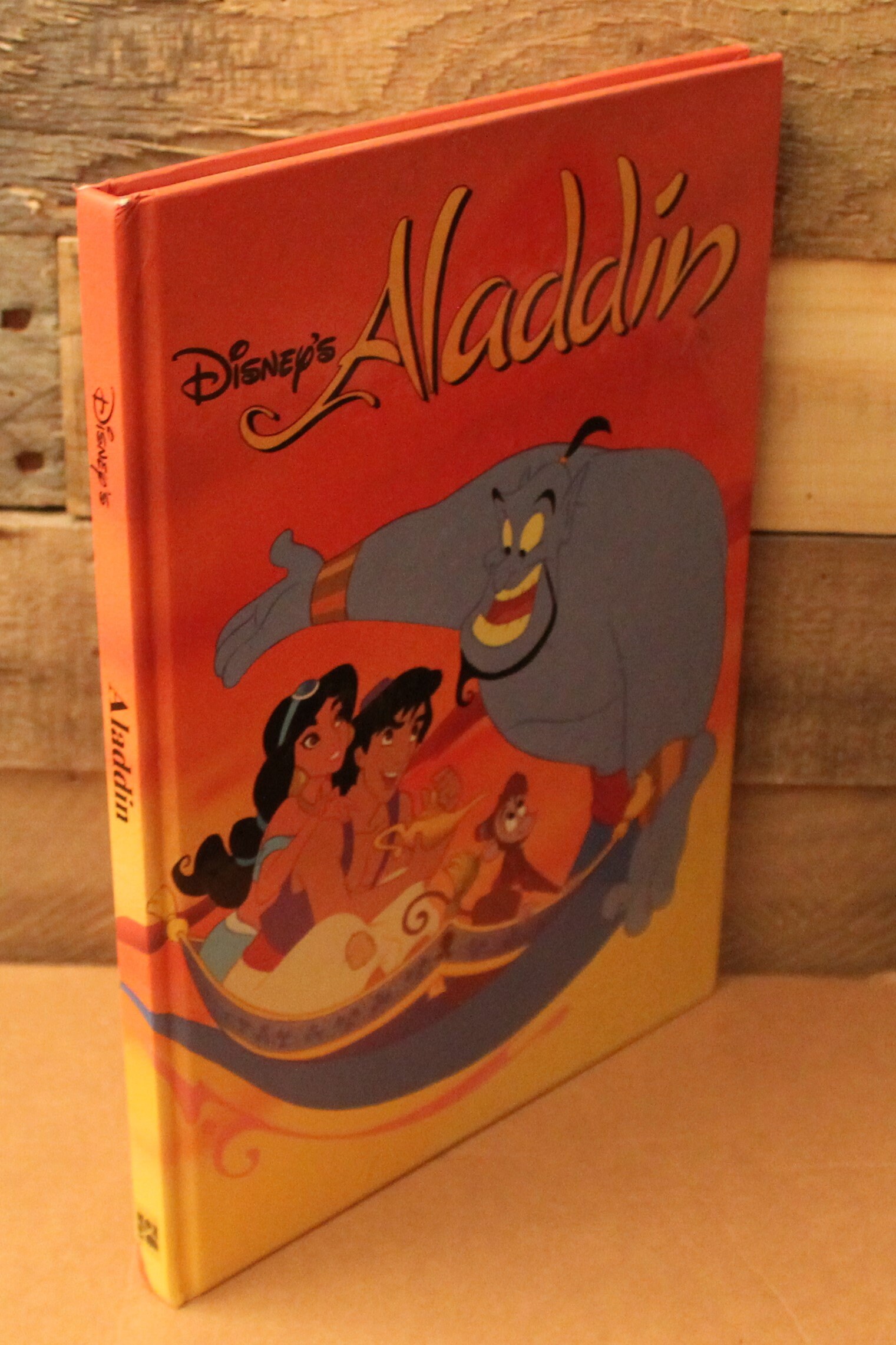 Disney's Aladdin Hardcover Book | Etsy