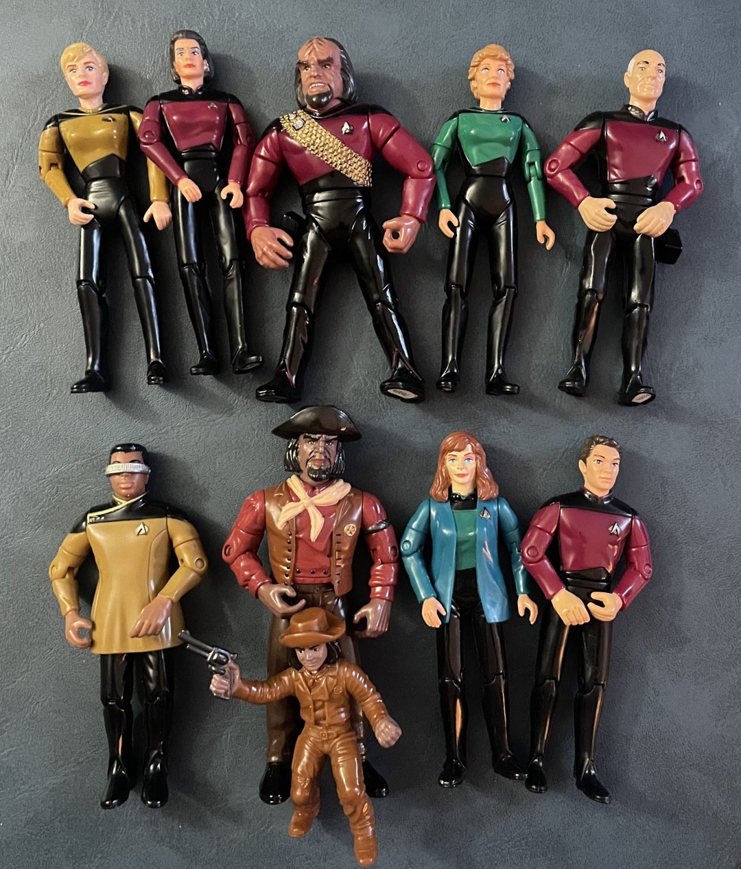 Vintage Star Trek the Next Generation Action Figures Starfleet - Etsy