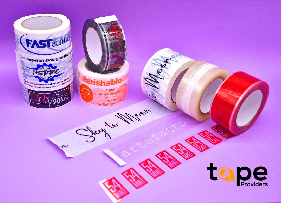 48 ROLLS Custom Printed Tape With Your Logo - 3 Inch X 108 Feet - Etsy