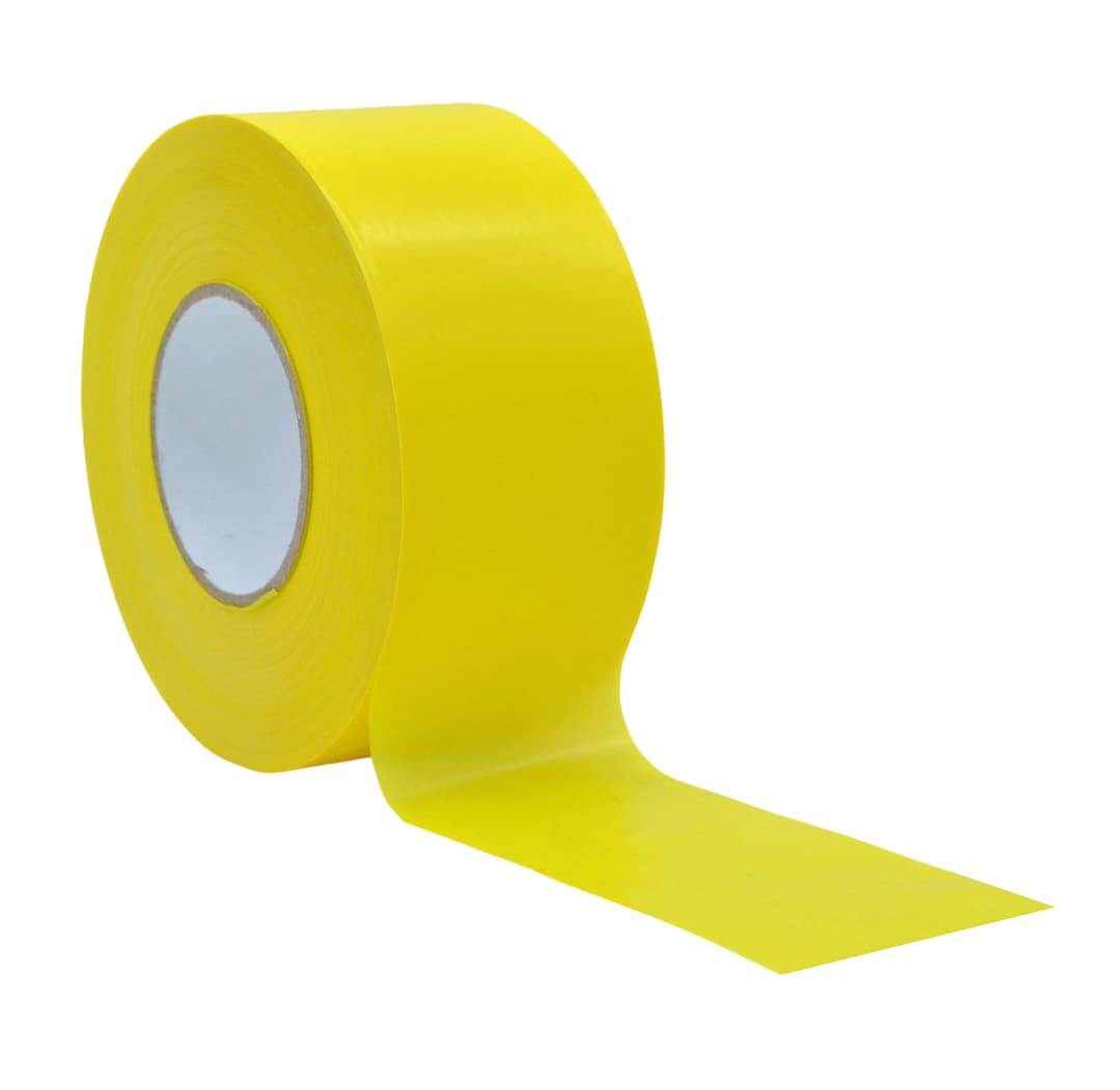 Bright Yellow Caution Barricade Tape: 3 Inch X 1000 Ft, Construction ...