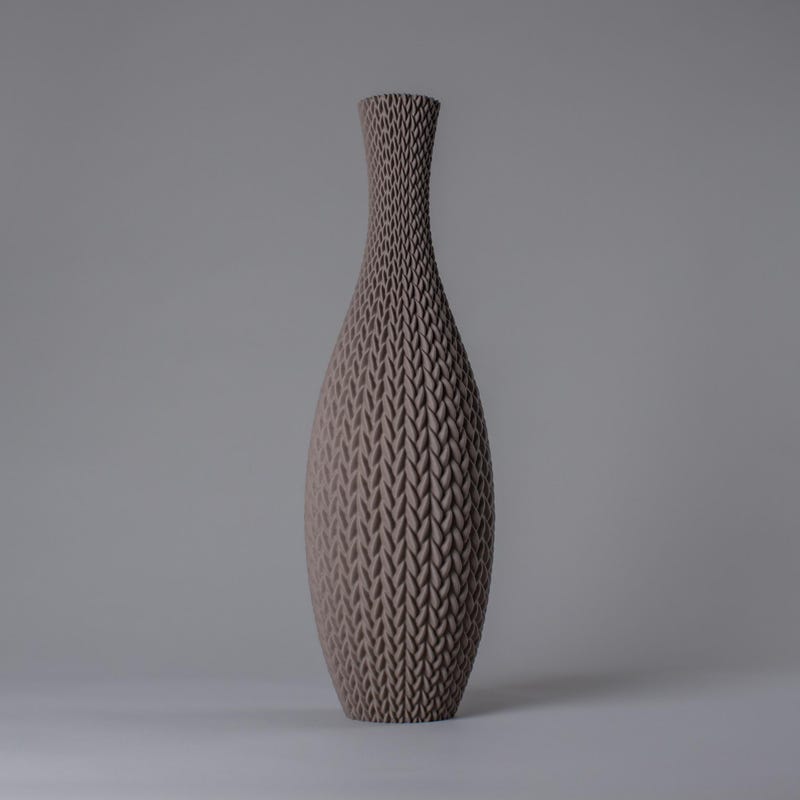 Taupe floor vase - Etsy.de