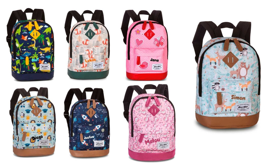 Kindergarten Backpack Boys Girls With Name Small Personalized Backpack ...