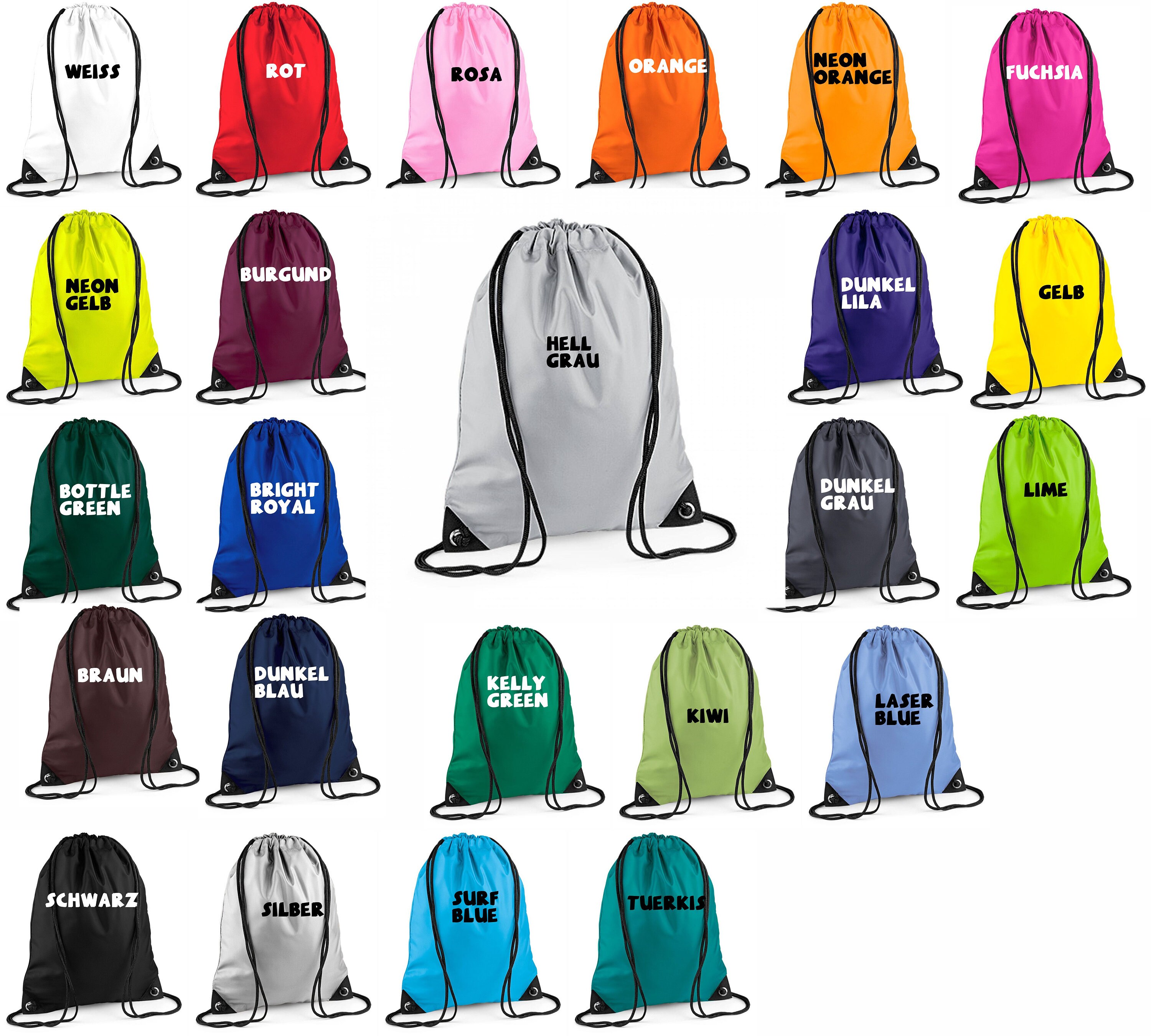 Gym Bag With Name Motive Football Including Name Printing - Etsy
