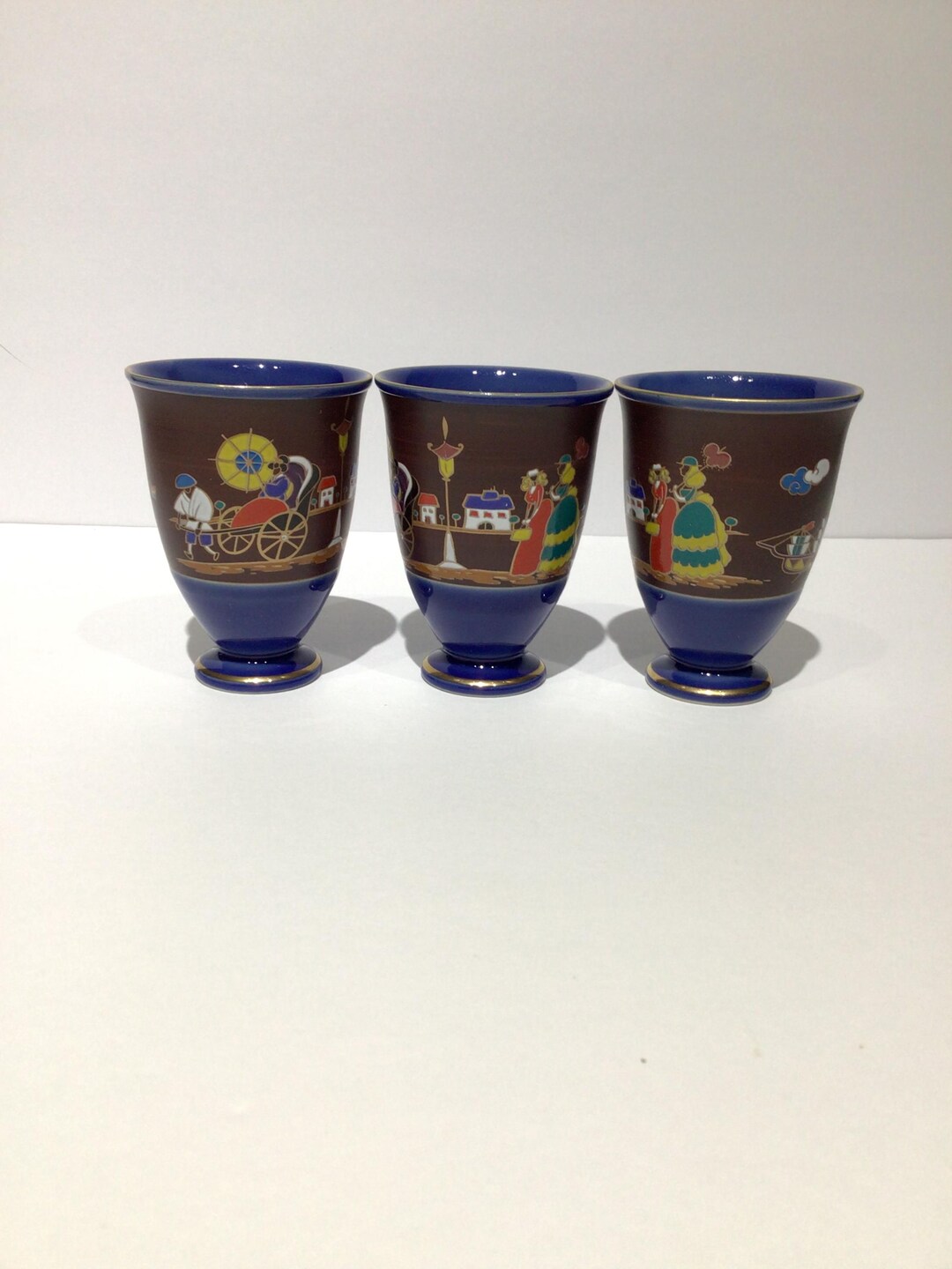 Set of 3 Japanese Nishiyama Cups - Etsy
