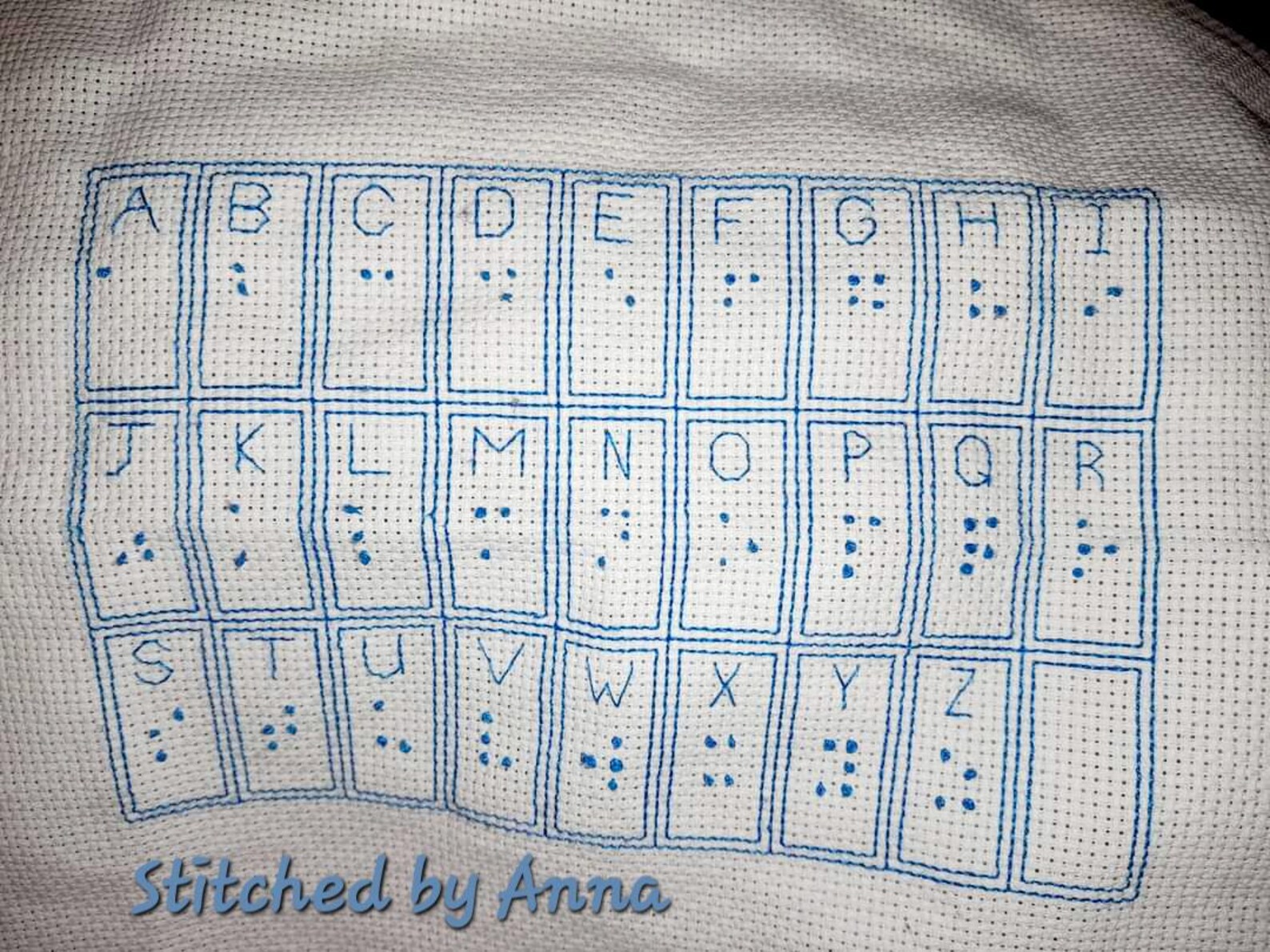 Braille Alphabet Blackwork and Knots Chart - Etsy