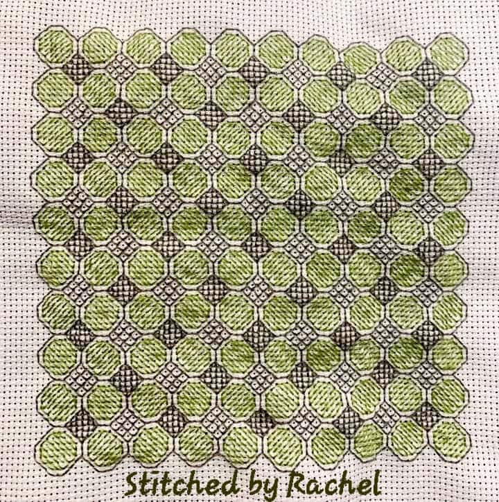 Squares and Circles Blackwork Chart - Etsy