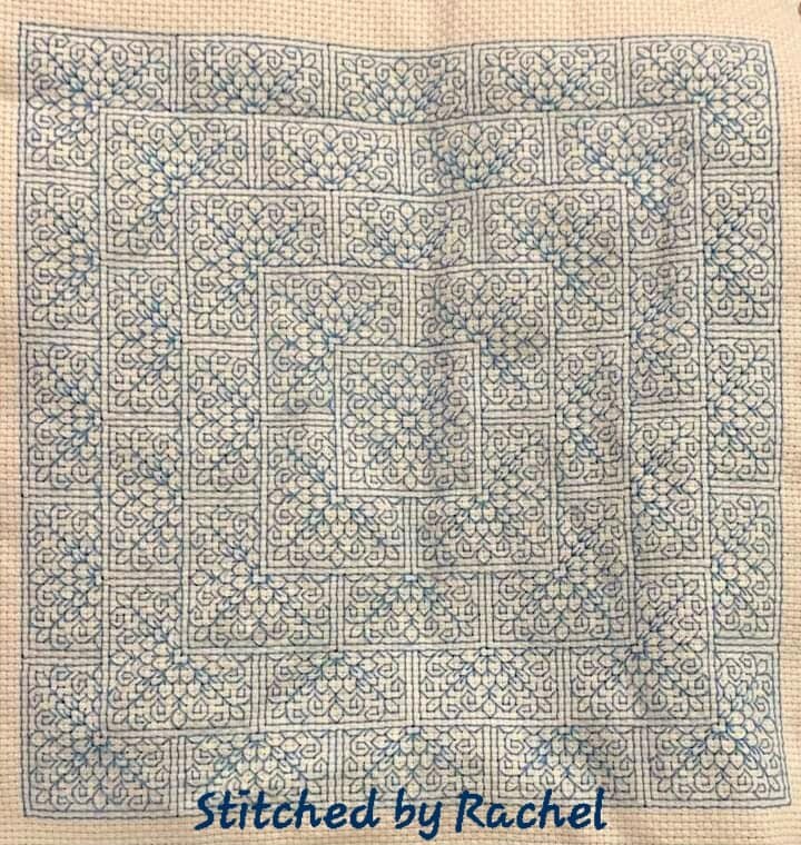 5 Layer Cascading Lace Tiles Blackwork Chart - Etsy