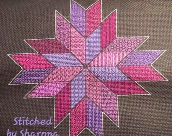 Woven Hearts Blackwork Chart - Etsy