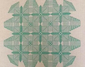 Regal Clover Lace Square Blackwork Chart - Etsy