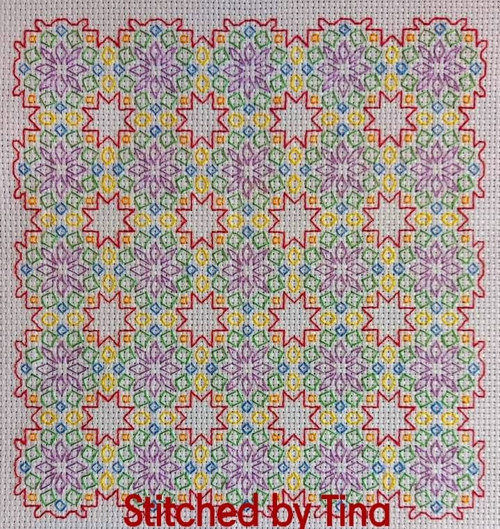 Cut Paper Lace Square Blackwork Chart - Etsy