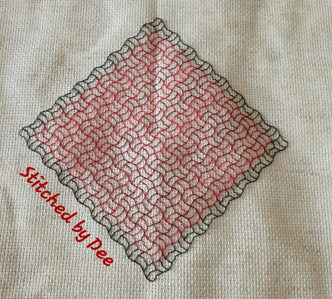 Woven Tessellations Blackwork Chart - Etsy