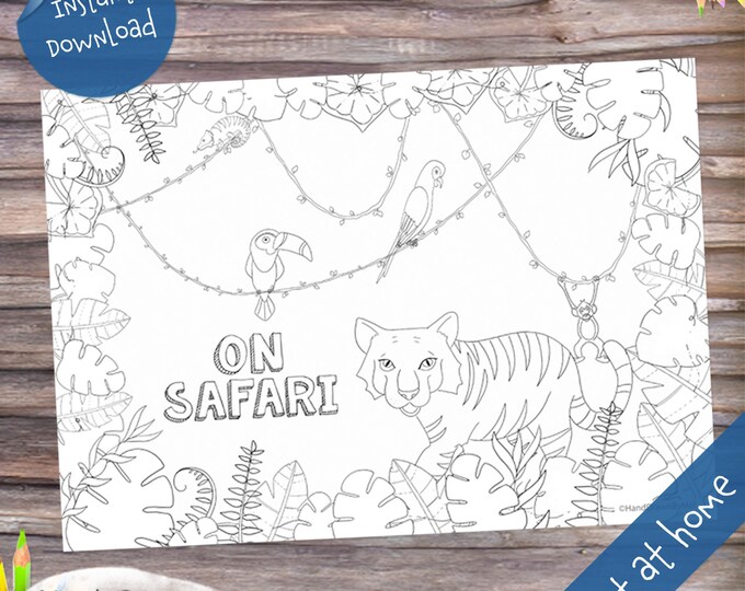 Cute Caravan Home Colouring Page for Adults and Children. - Etsy