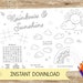 Cute Caravan Home Colouring Page for Adults Instant Digital Download ...