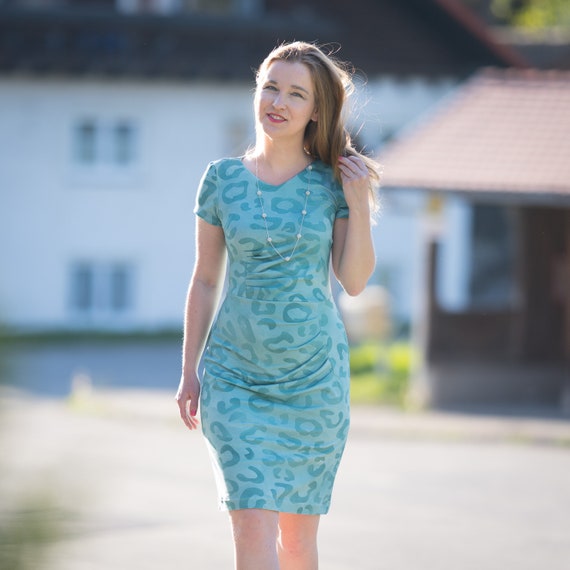 Dress JOYCE PDF Pattern in German Size 34-54 A4 A0 | Etsy
