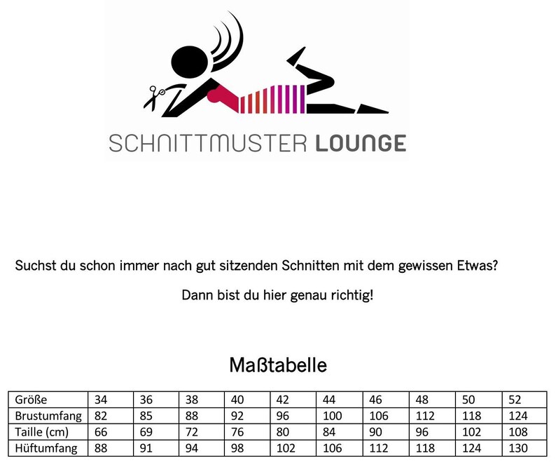 Sweater Charlette PDF Pattern in German, Size 34-52, A4A0 - Etsy